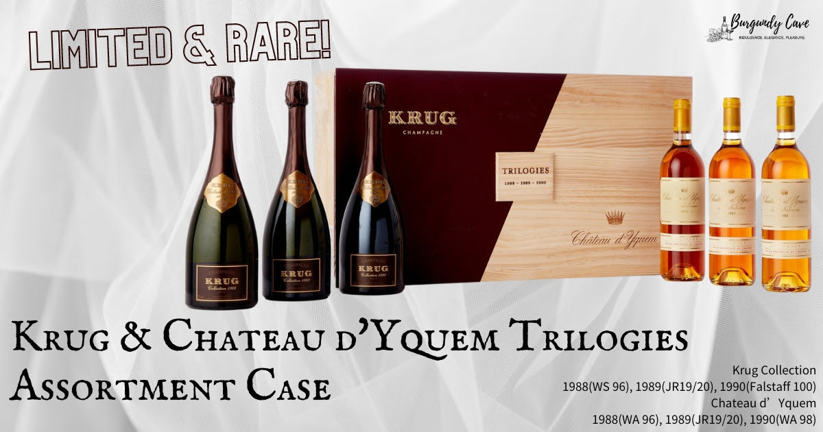 Only 80 cases produced: Krug & Chateau d'Yquem Trilogies Assortment Ca – Burgundy Cave