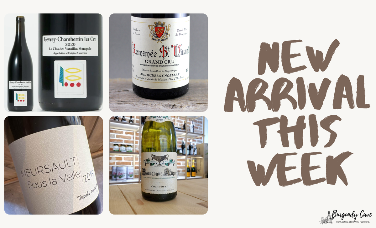 New Arrivals, Burgundy Red & Whites including Prieure Roch, Hubert Lam ...